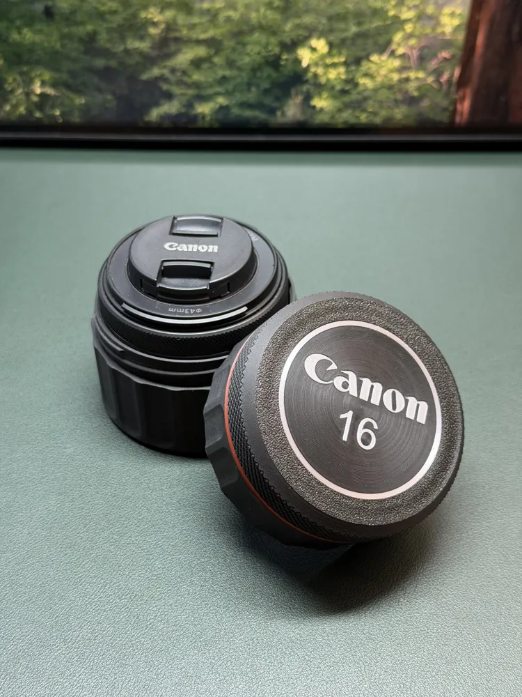Canon RF 16mm Lens Case - Free 3D Print Model - MakerWorld