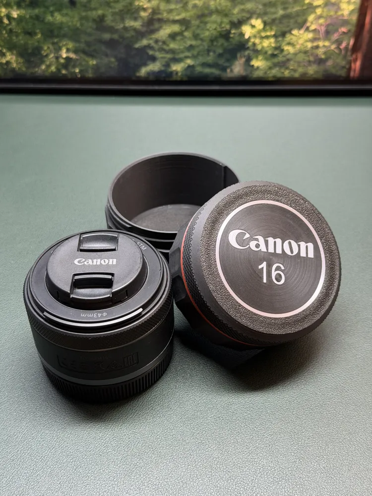 Canon RF 16mm Lens Case - Free 3D Print Model - MakerWorld