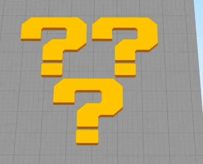 2 COLOR QUESTION BLOCK SUPER MARIO BROS - MULTIPARTS by IK3Digital ...