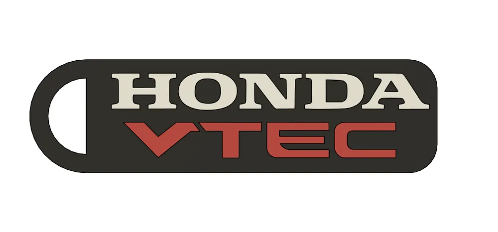 Honda VTEC Keychain by 3D Gear Solution - MakerWorld