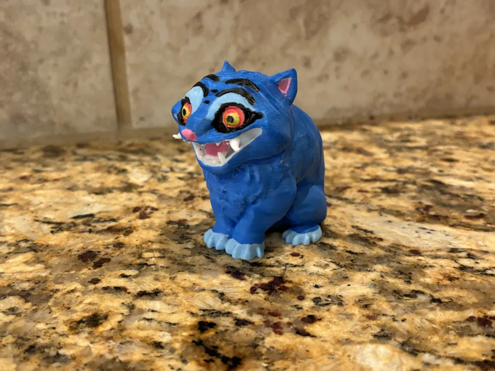 Derpy Tiger kPop Demon Hunters - Free 3D Print Model - MakerWorld