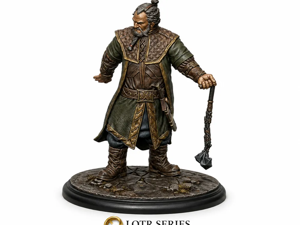DORI THE DWARF ( Lord of The Rings - LOTR ) - Free 3D Print Model ...