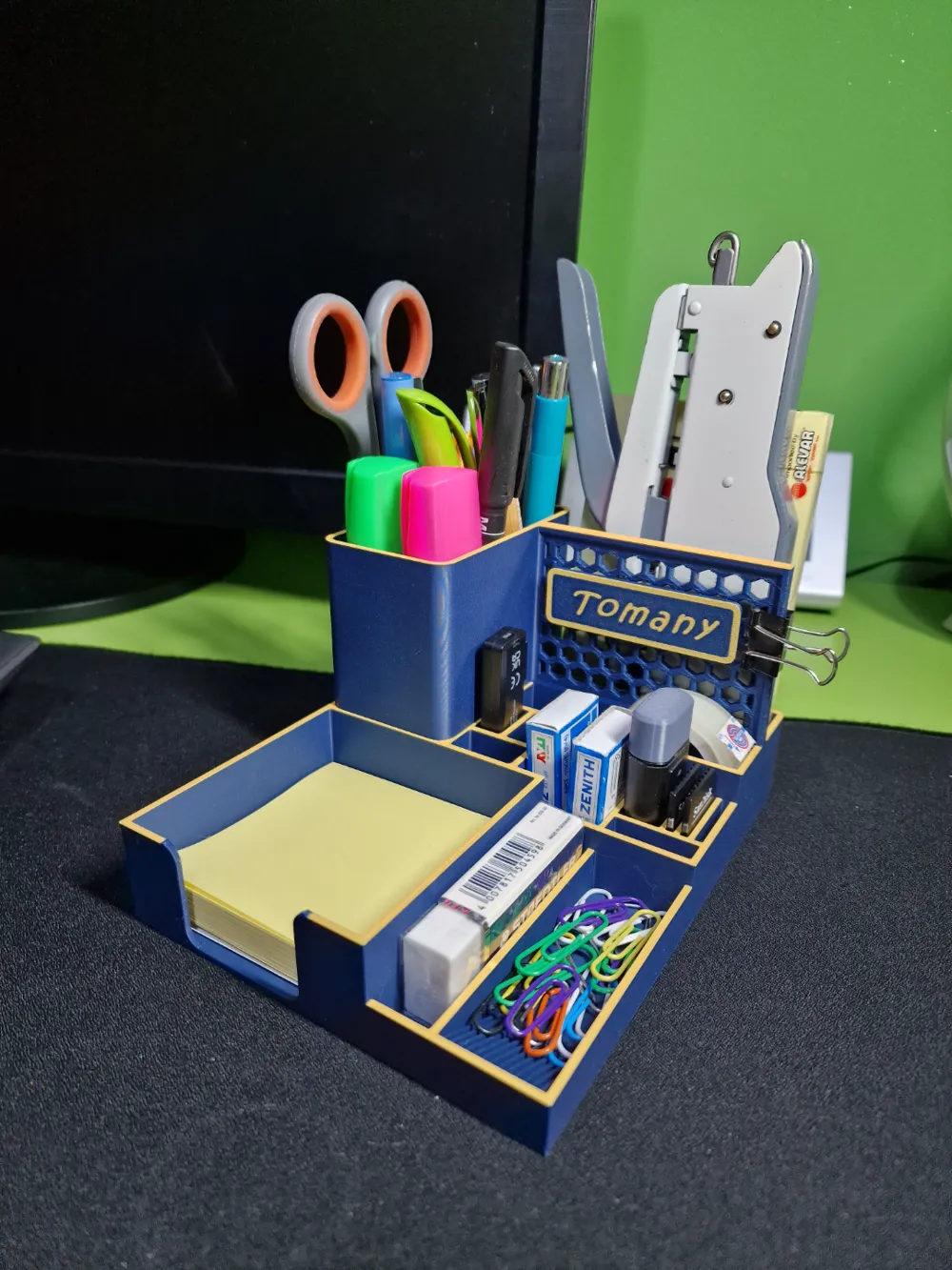 Desk organizer - Free 3D Print Model - MakerWorld