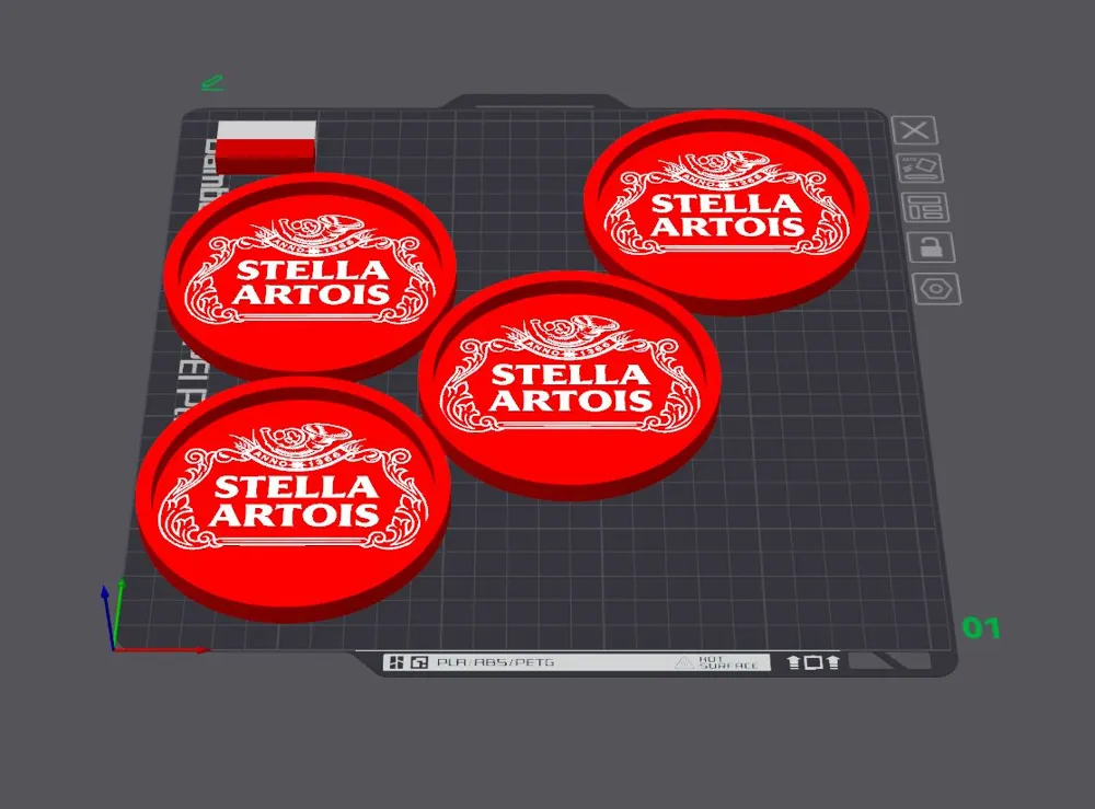 Coaster (Stella Artois) by Nice_Hop - MakerWorld