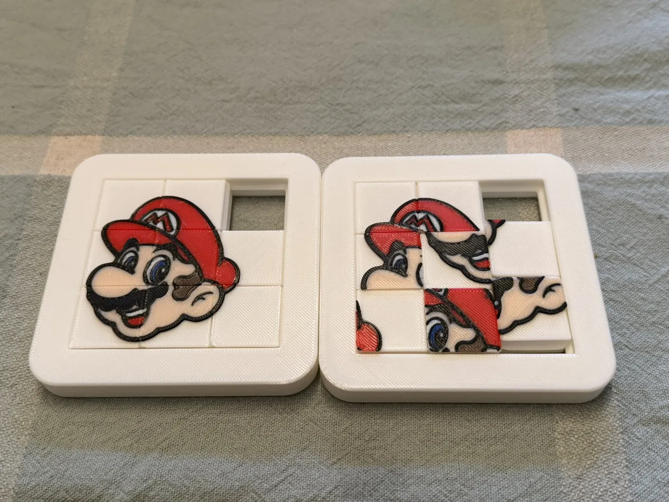 mario sliding puzzle - Free 3D Print Model - MakerWorld