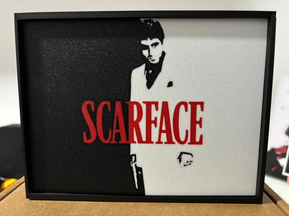 light box SCARFACE by 3DZ - MakerWorld