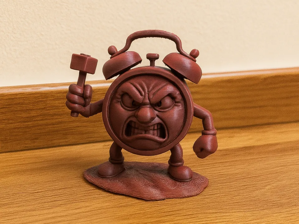 Angry Alarm Clock – The Morning Fighter - Free 3D Print Model - MakerWorld
