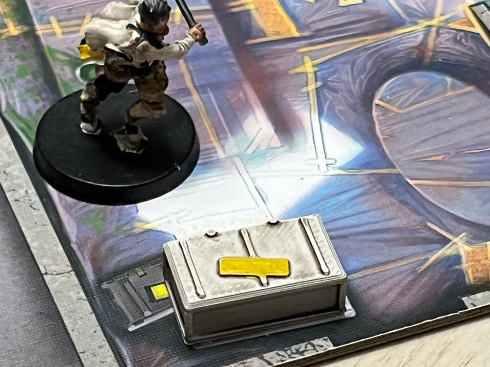 Zombicide 2nd Edition Epic/pimp weapon crate by Dan Høegh - MakerWorld