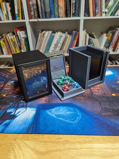 MTG Commander Display Deck Box for 35pt Mag Case by Cincinnati Squirrel ...