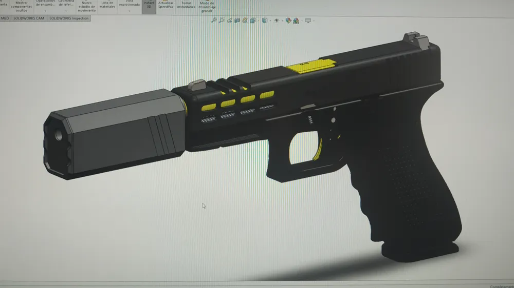 Airsoft Square Silencer / Suppressor by deividp9519 - MakerWorld