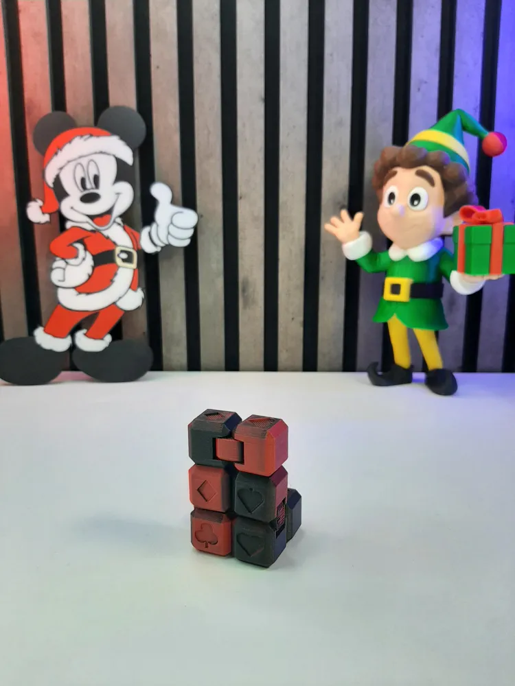 INFINITY FIDGET CUBE - Free 3D Print Model - MakerWorld
