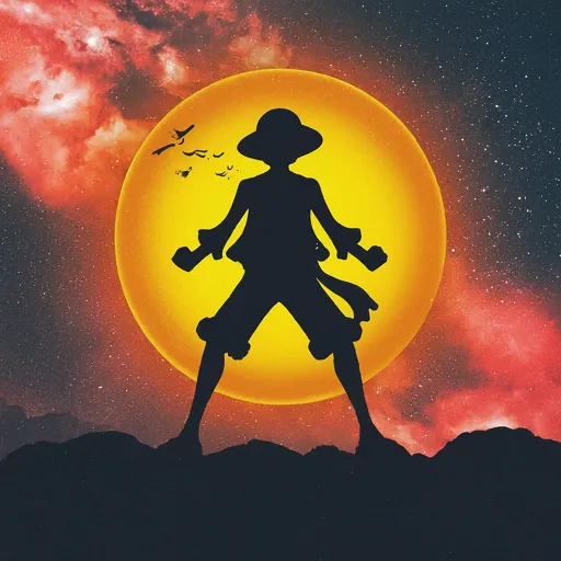 Monkey D. Luffy - Silhouette von Pickled Bread - MakerWorld