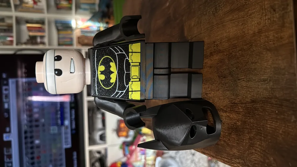 Big Brick Batman 5:1 500% - Free 3D Print Model - MakerWorld