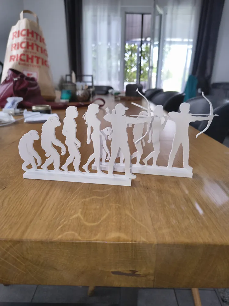 Human Evolution to Bow Hunter – Man & Woman by ccrccrdk MakerWorld ...