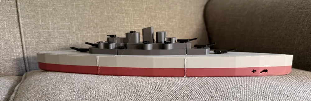 Sinking Battleship by Ryan MakerWorld: Download Free 3D Models