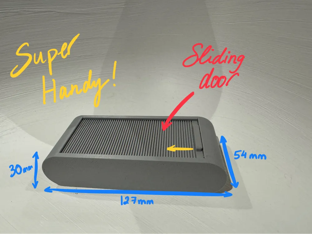 Flexible Sliding Door Box - Free 3D Print Model - MakerWorld