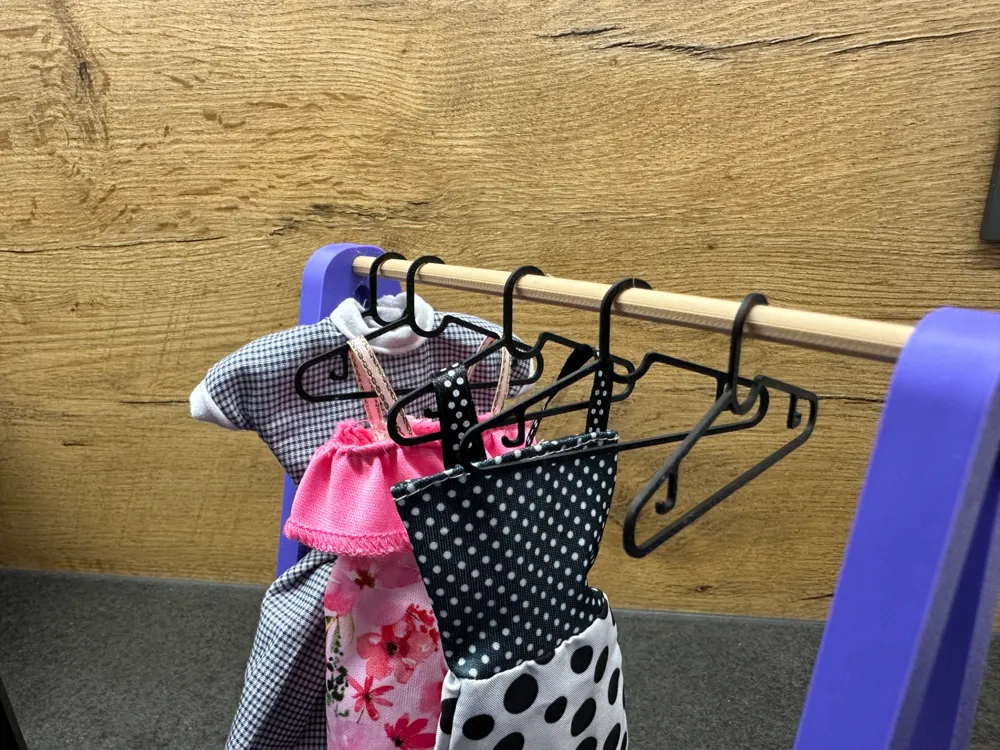 Barbie Hanger for Kids Clothing Rack – IKEA Style - Free 3D Print Model ...