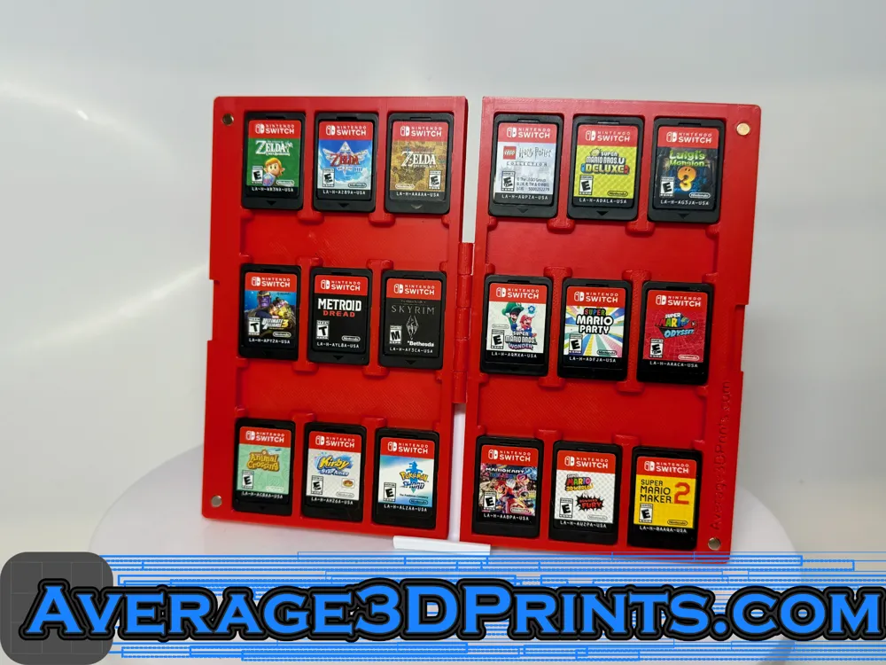 Nintendo Switch/Switch 2 Game Cartridge -Clamshell by Average3DPrints ...