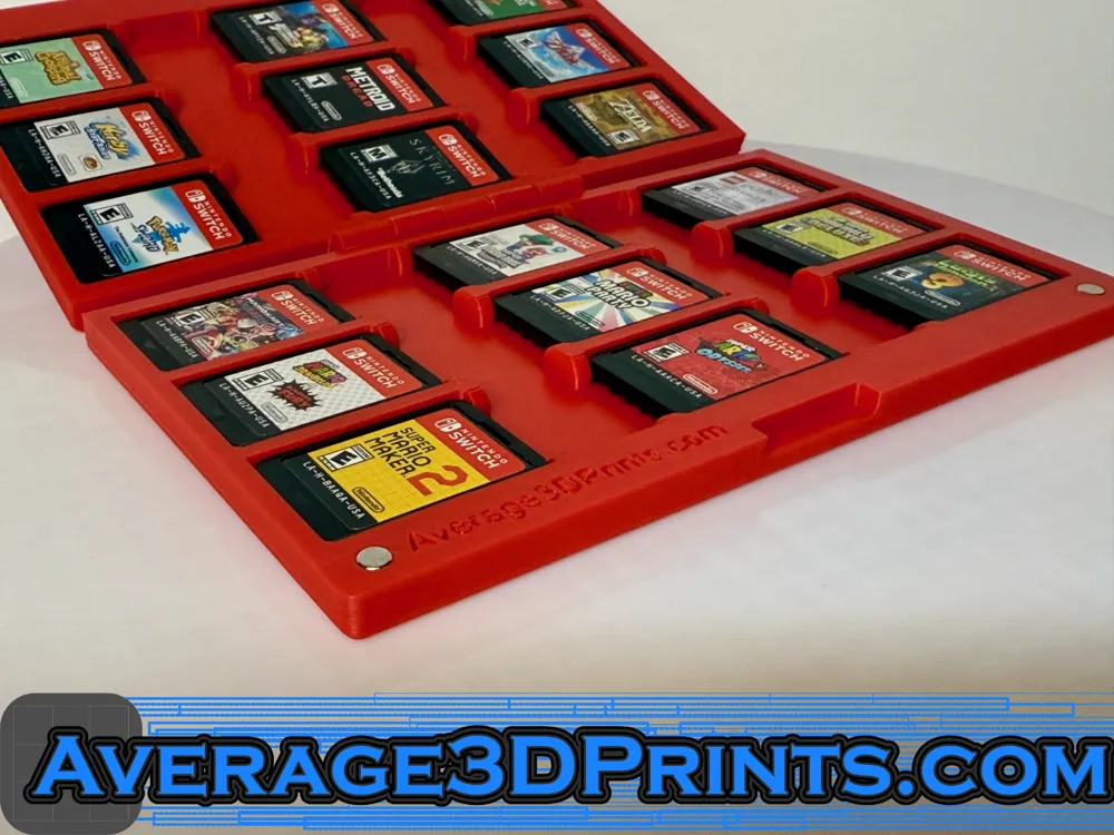 Nintendo Switch/Switch 2 Game Cartridge -Clamshell by Average3DPrints ...