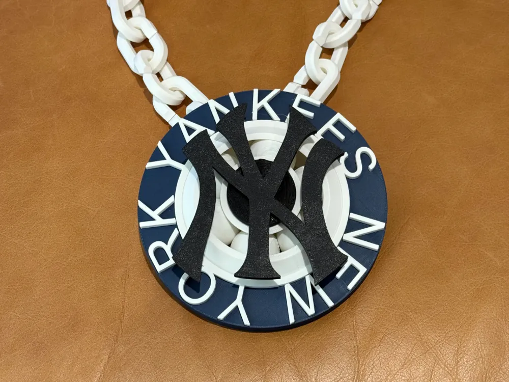 NY Yankees Spinner Chain by jckrenrut MakerWorld: Download Free 3D Models