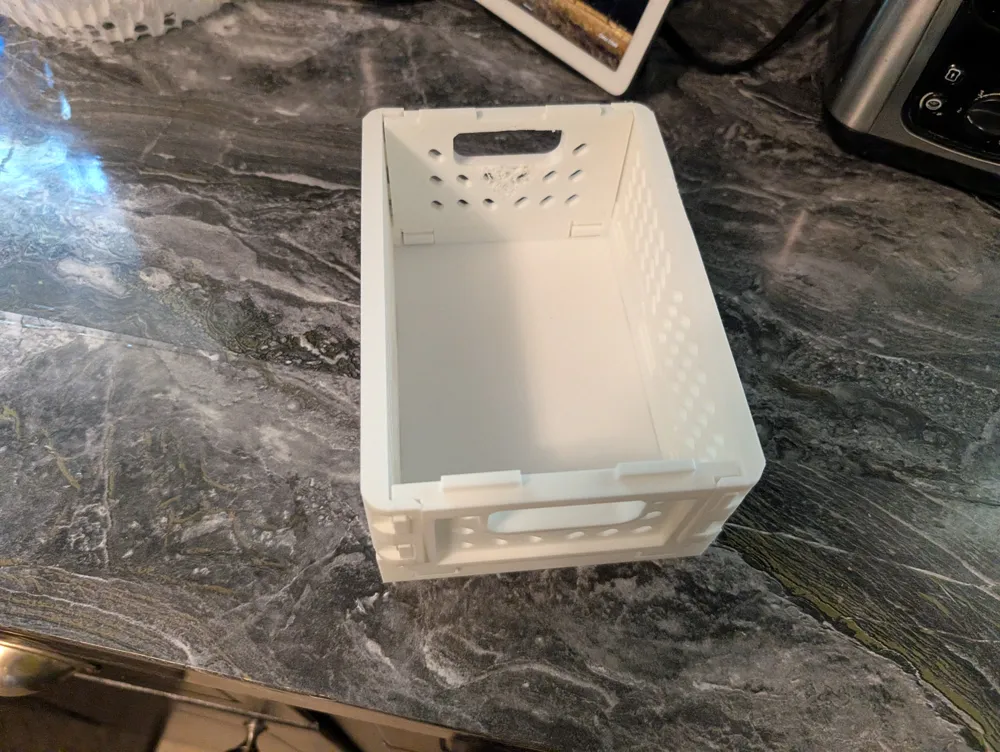 Folding stackable storage crate - Free 3D Print Model - MakerWorld