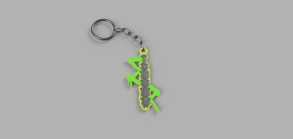 Cyberpunk Edgerunners logo & Sandevistan keychain by rodrag0 MakerWorld ...