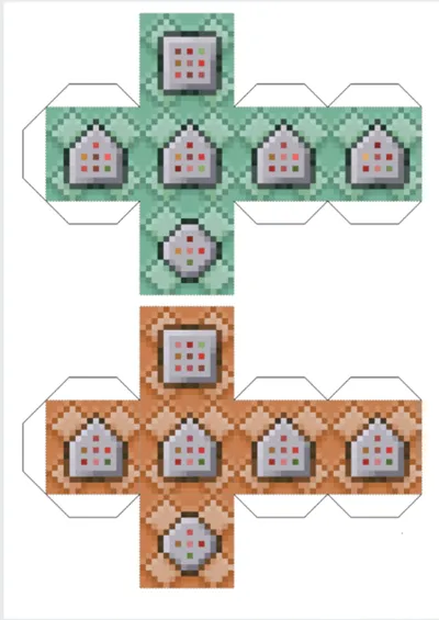 MINECRAFT PAPER FOLDING CUBE! (Command Block) by Hotdogbunandk ツ - MakerWorld