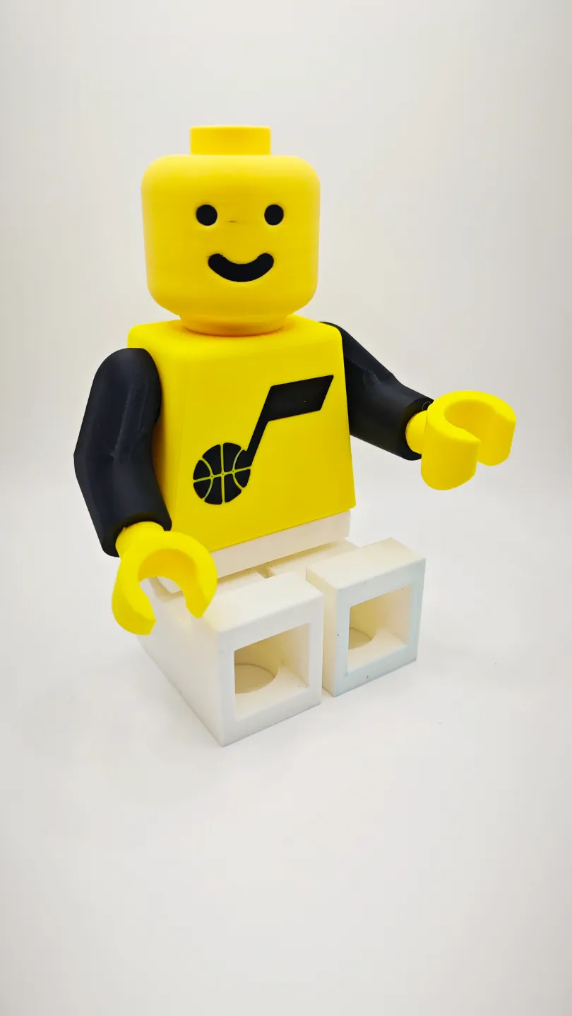 NBA Brick Man - Utah Jazz (500%) by P78MakerWorld: Download Free 3D Models