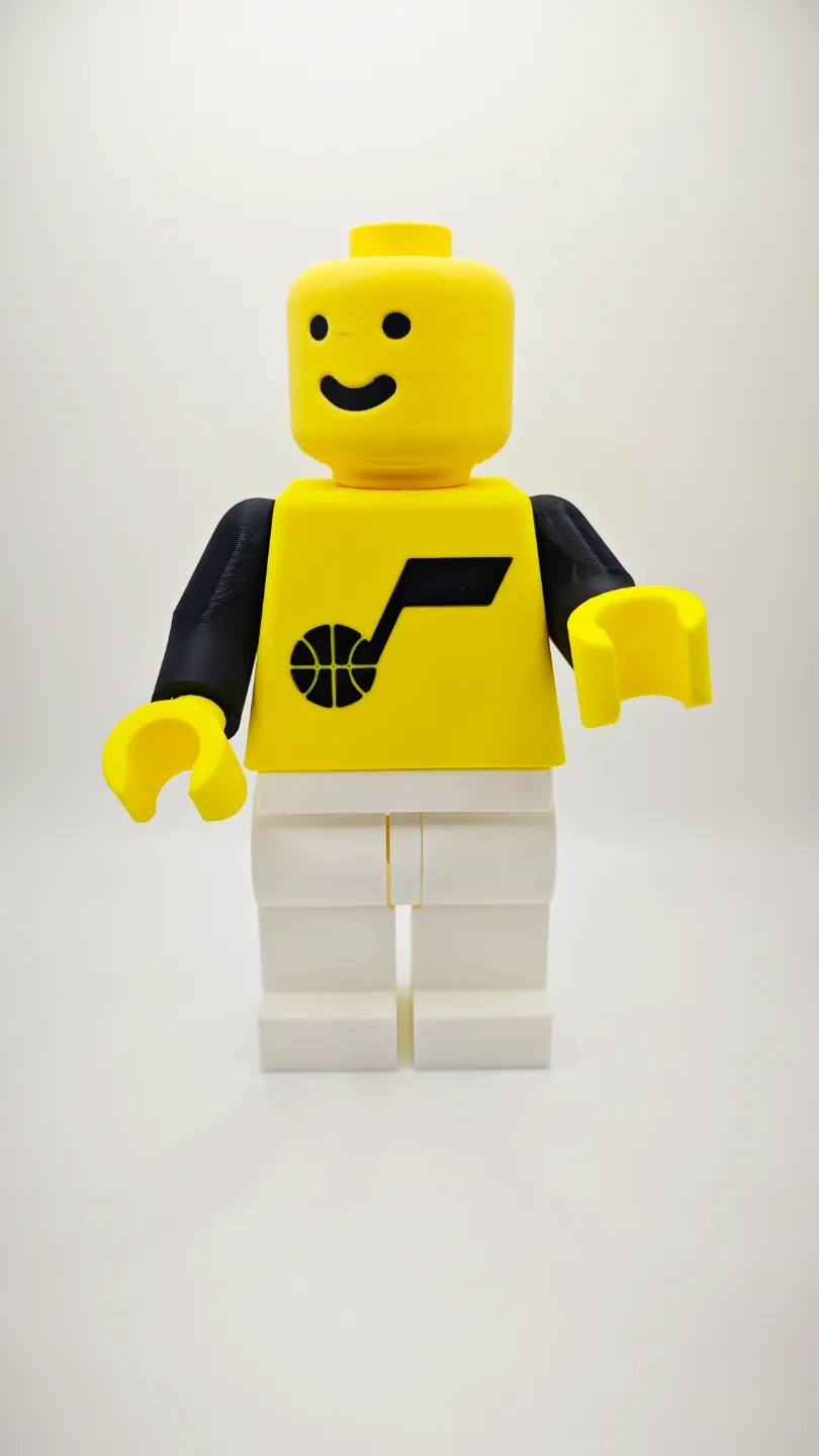 NBA Brick Man - Utah Jazz (500%) by P78 MakerWorld: Download Free 3D Models