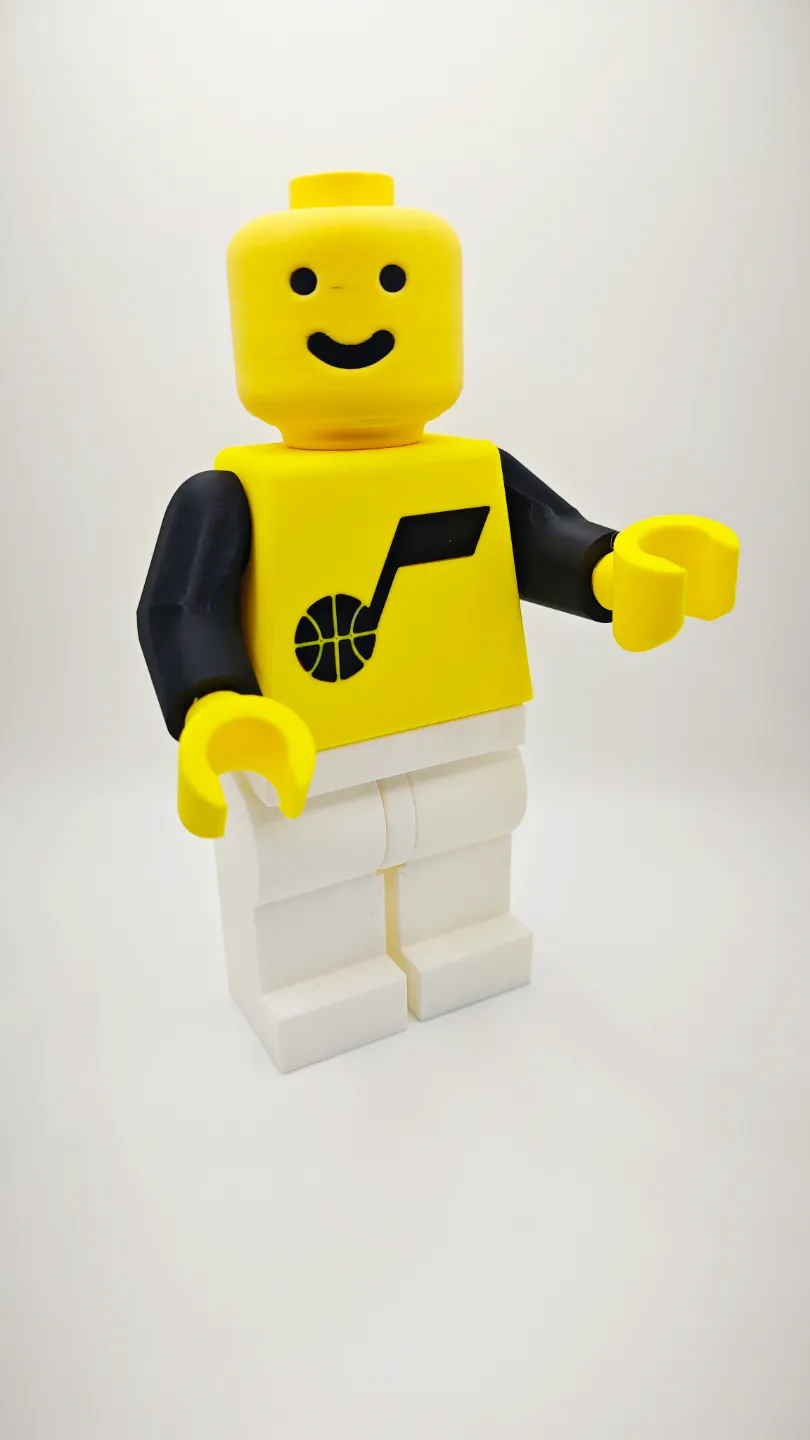 NBA Brick Man - Utah Jazz (500%) by P78MakerWorld: Download Free 3D Models