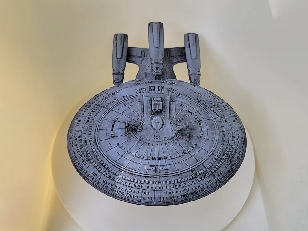 USS Enterprise-D Refit by donmegel MakerWorld: Download Free 3D Models