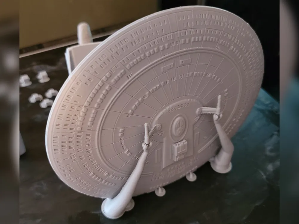 USS Enterprise-D Refit by donmegel MakerWorld: Download Free 3D Models