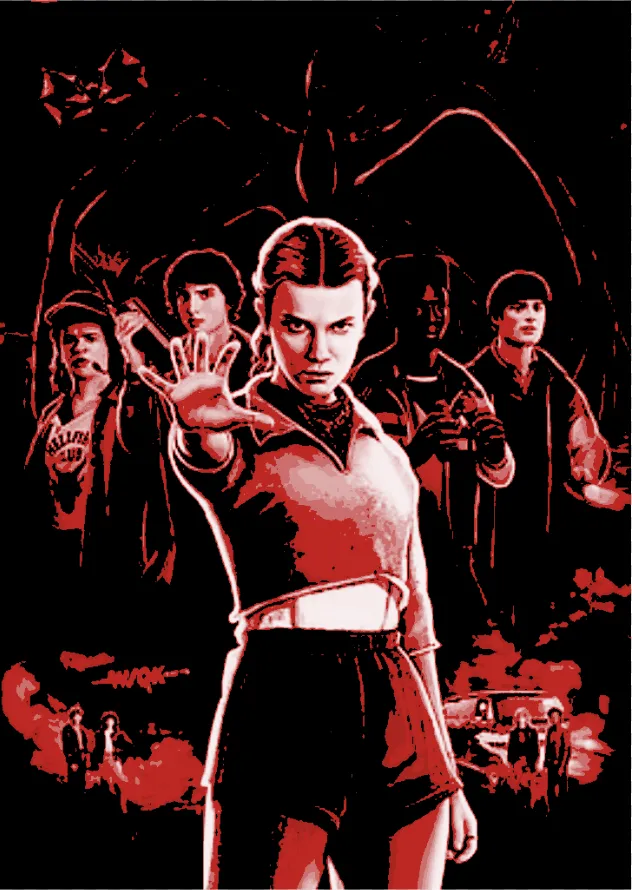 Stranger Things Poster – Kostenloses 3D-Druckmodell – MakerWorld