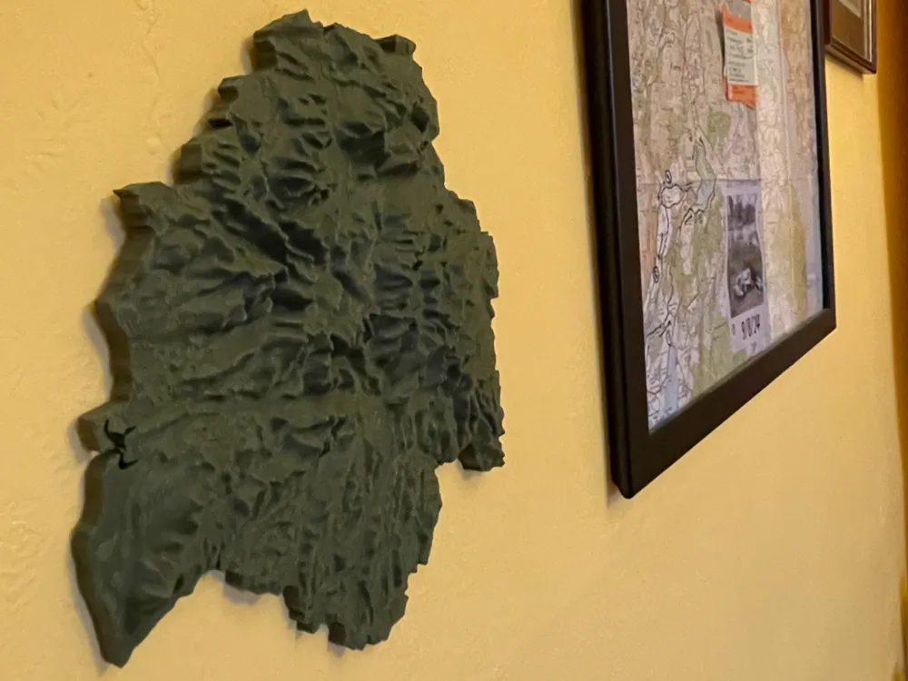 Lake District National Park Topographical Model - Free 3D Print Model ...
