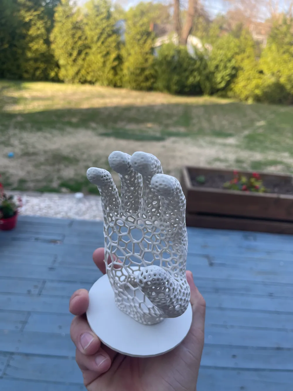 Hand Sculpture - Voronoi Pattern Style by ShapeShift 3D ...