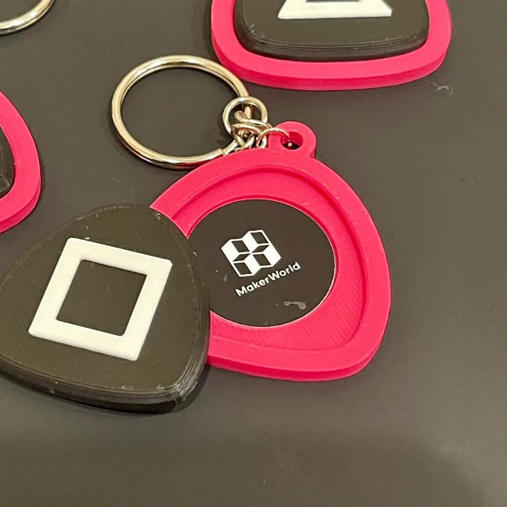 Squid Game Soldier NFC Tag Keychain by tmakeroo - MakerWorld