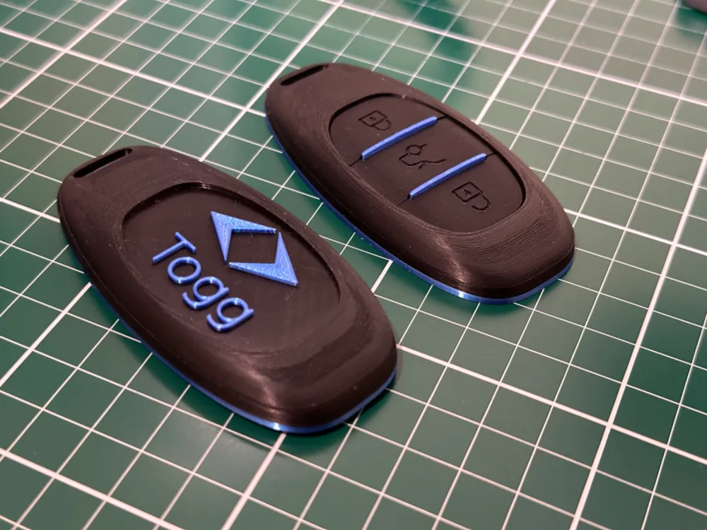 TOGG EV Key Fob Redesign by Yasin Türkoğlu MakerWorld: Download Free 3D ...