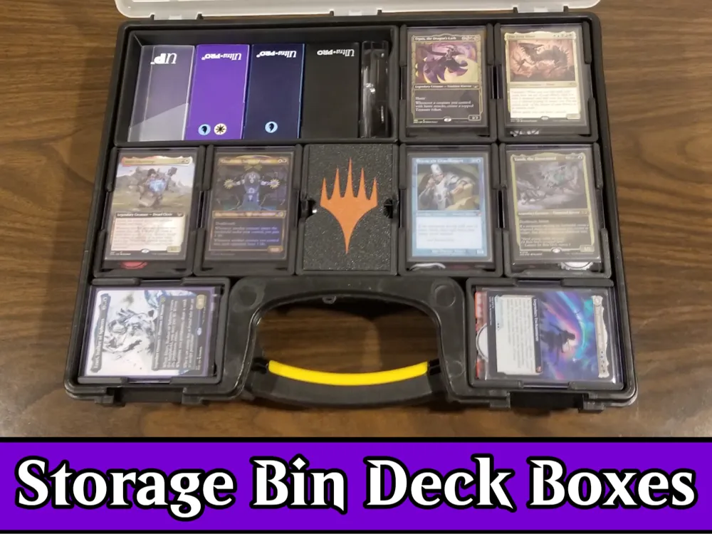 TCG Deck Box Inserts for Storage Boxes & Bins by TheMakerSphere ...