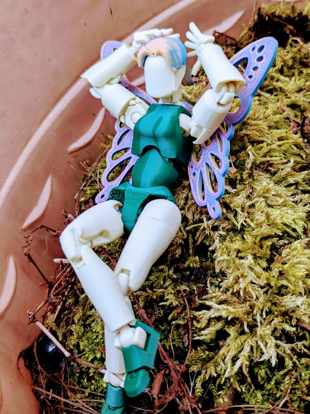 Fairy Dummy 13 Smooth Body with Butterfly Wings - Free 3D Print Model ...