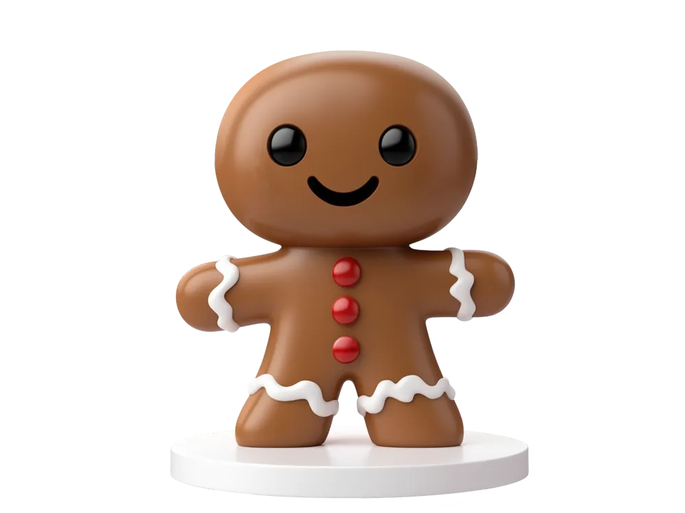 Gingerbread man - Funko Pop Style - AMS ready by YeOldeDragon - MakerWorld