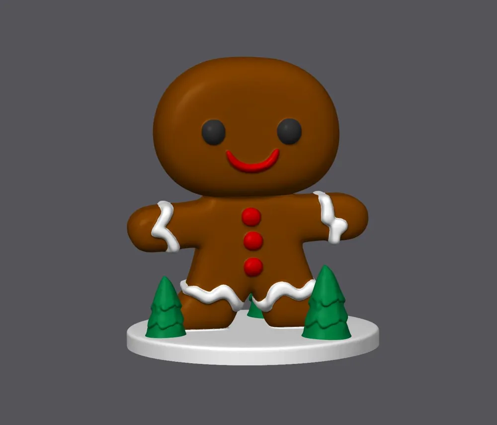 Gingerbread man - Funko Pop Style - AMS ready by YeOldeDragon - MakerWorld