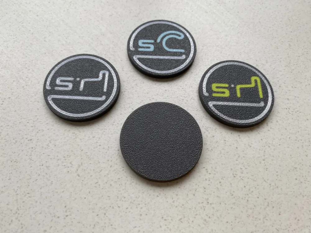 MakerChip Template - NFC Tag - 2 Half Split Print - Free 3D Print Model ...
