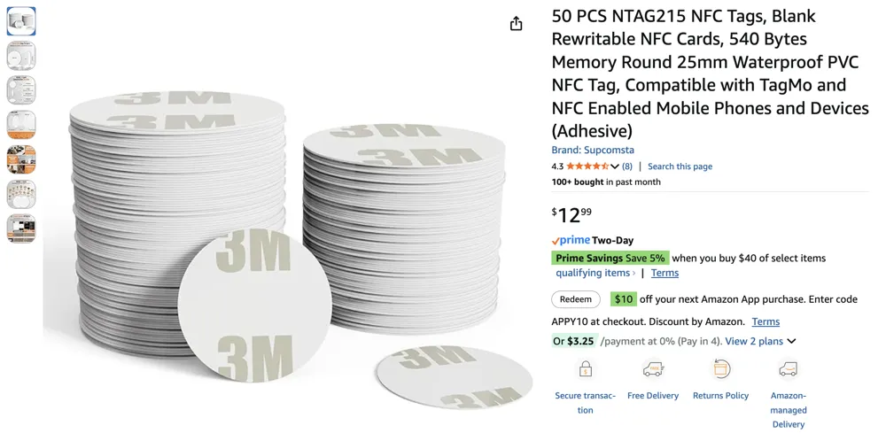 MakerChip Template - NFC Tag - 2 Half Split Print - Free 3D Print Model ...