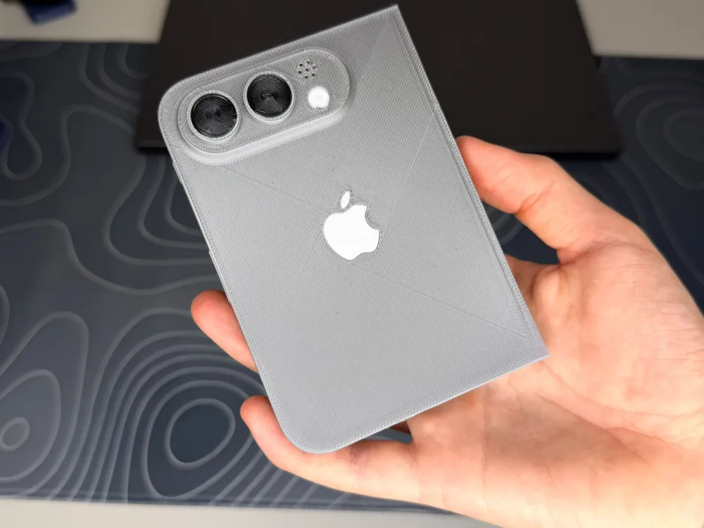 iPhone Fold/Ultra Realistic Early Design - Free 3D Print Model - MakerWorld
