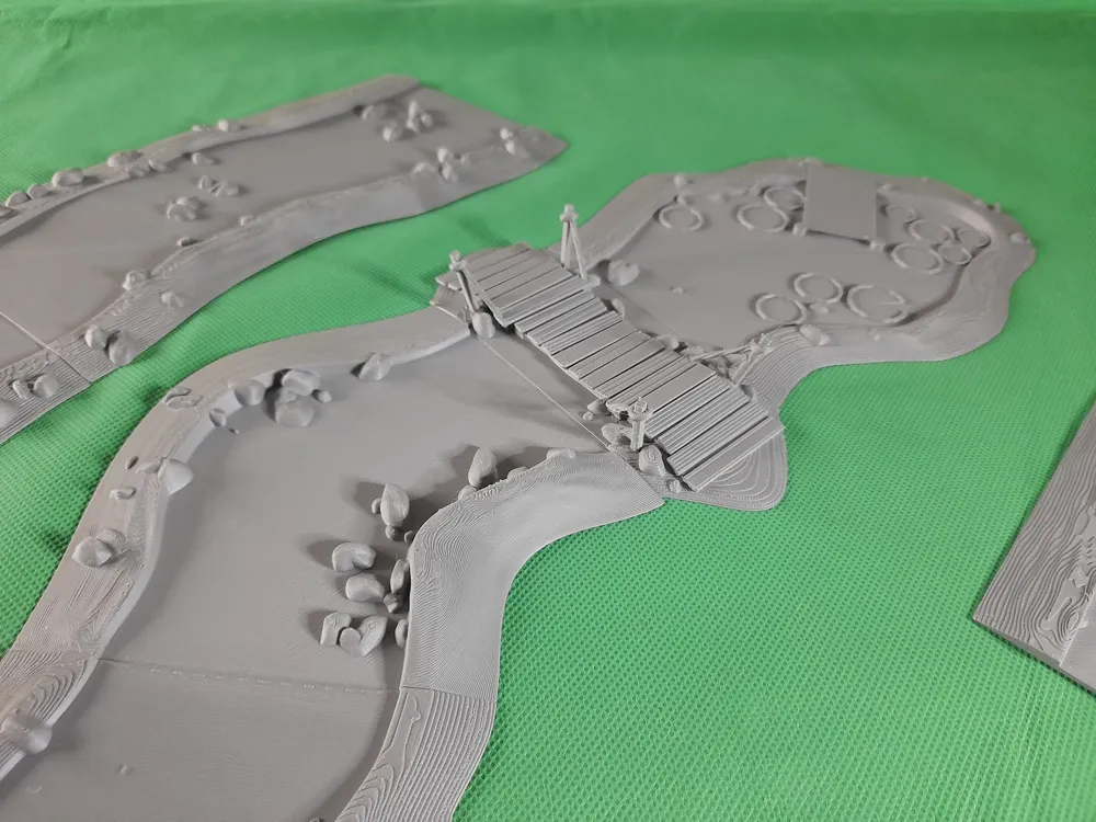 Modular Wargaming Terrain, Pond by The Terrain Guy MakerWorld: Download ...
