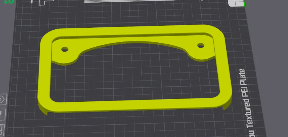 motorcycle license plate frame by 3DxMills - MakerWorld