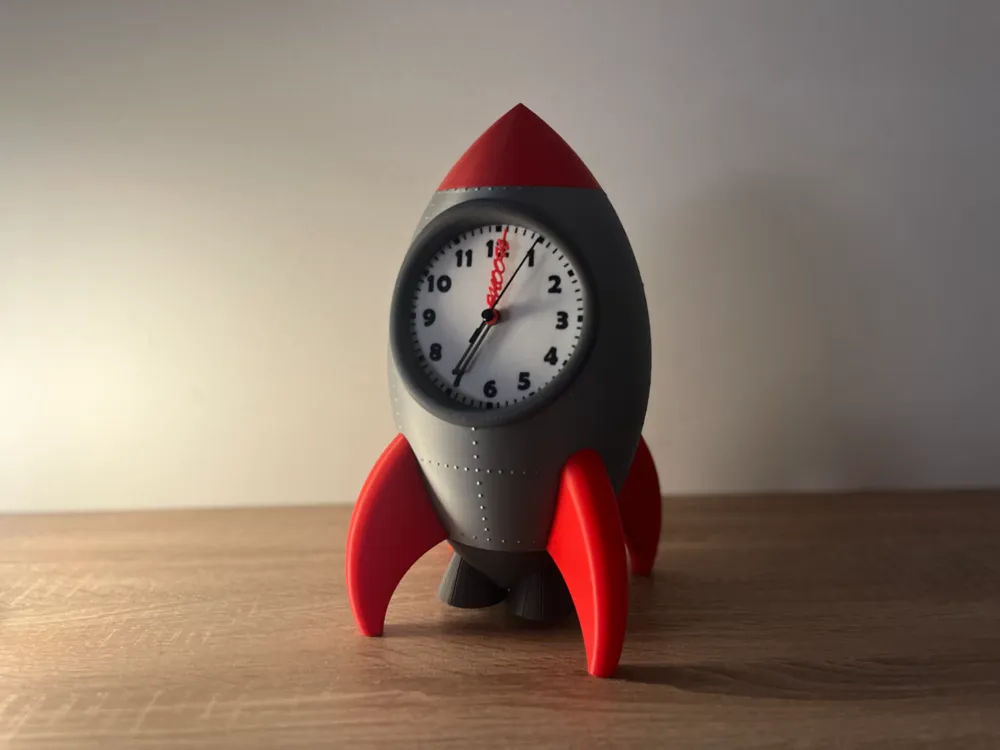 Rocket Clock Moon Kit-011 by Rober7Crow MakerWorld: Download Free 3D Models