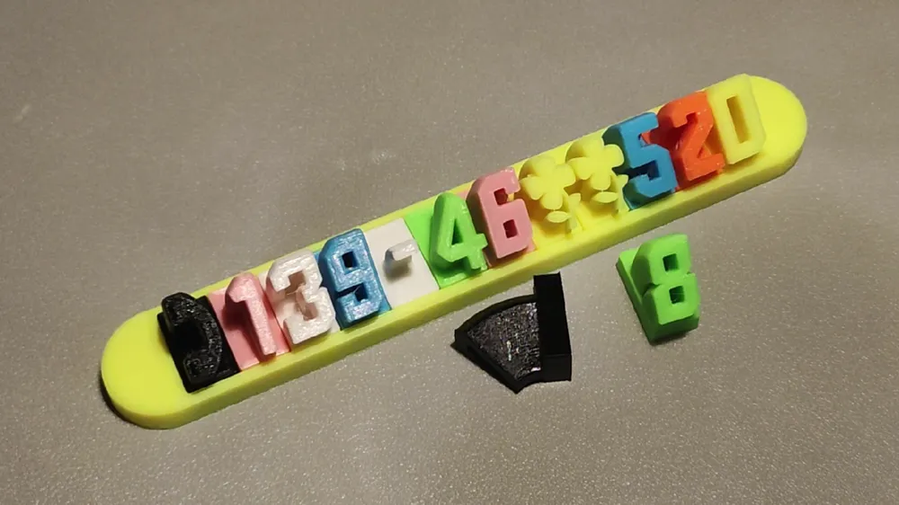 Parking contact number by SSSR_SH - MakerWorld