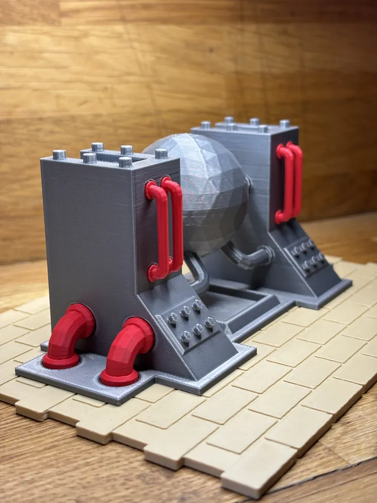 Tesla Reactor – Energy with style - Diorama by PaperPlaneLab MakerWorld ...