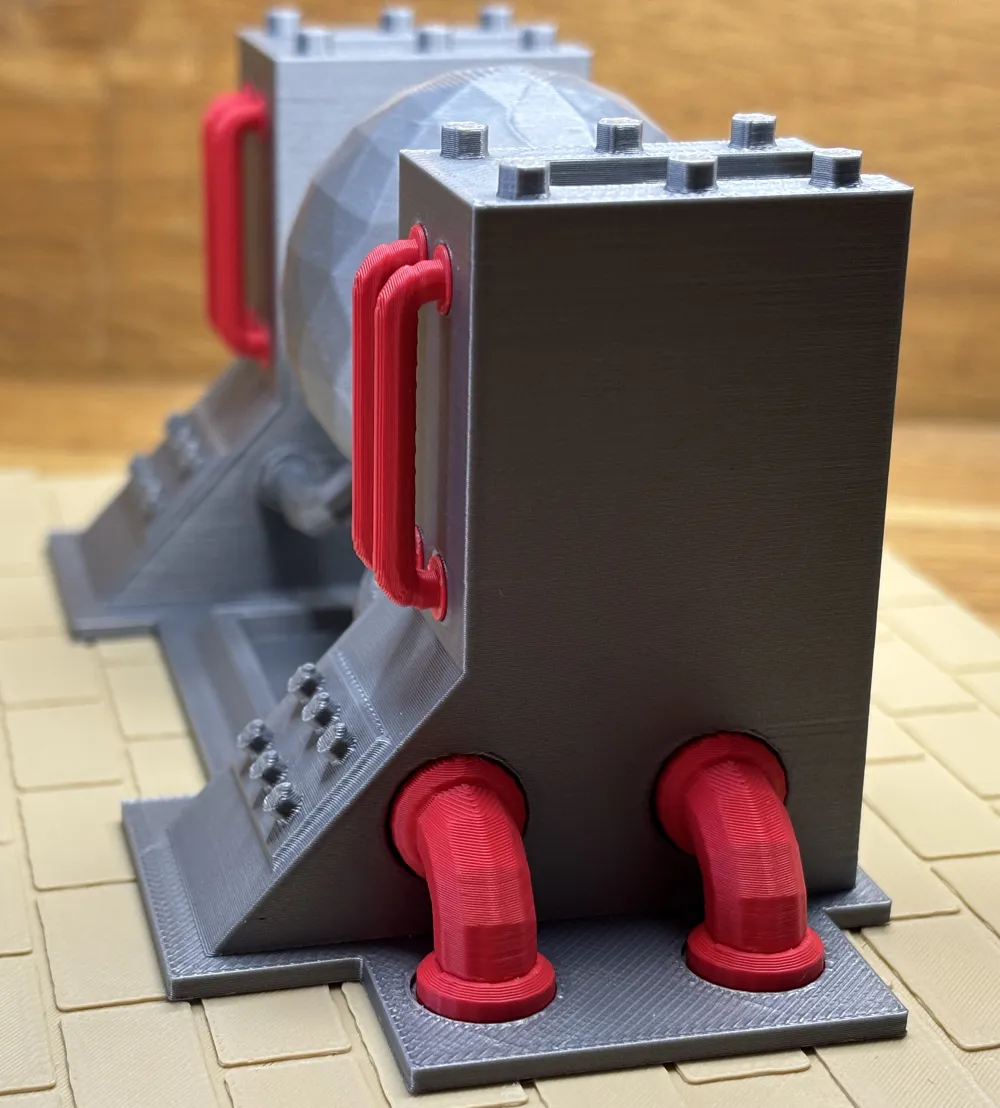 Tesla Reactor – Energy with style - Diorama - Free 3D Print Model ...